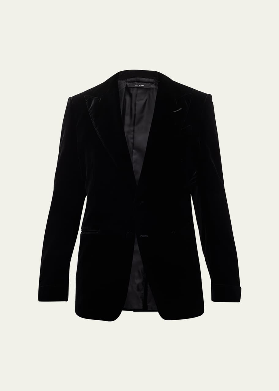 TOM FORD Men's Wool-Silk Velvet Cocktail Jacket - Bergdorf Goodman