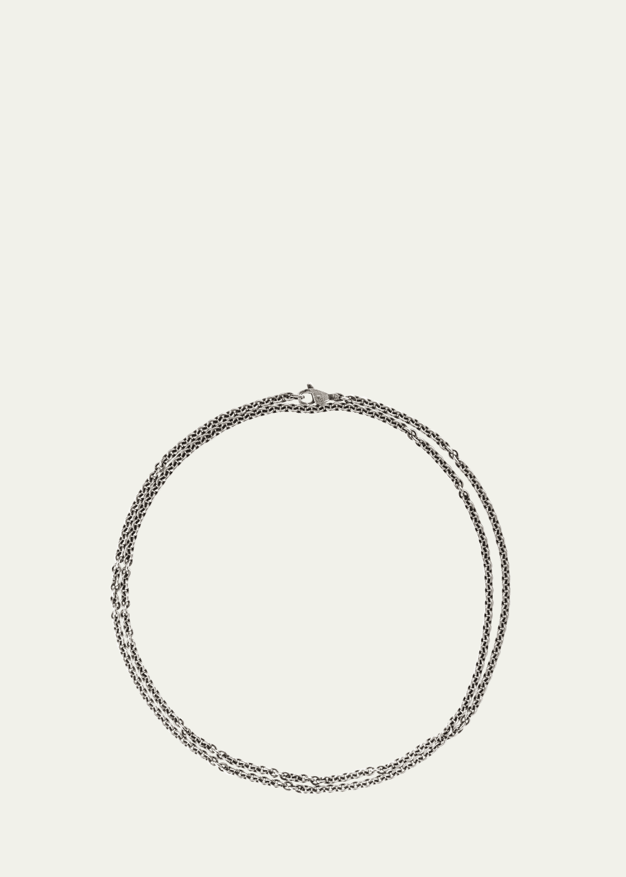 Alex Sepkus Sterling SIlver Chain Necklace with Diamond - Bergdorf Goodman