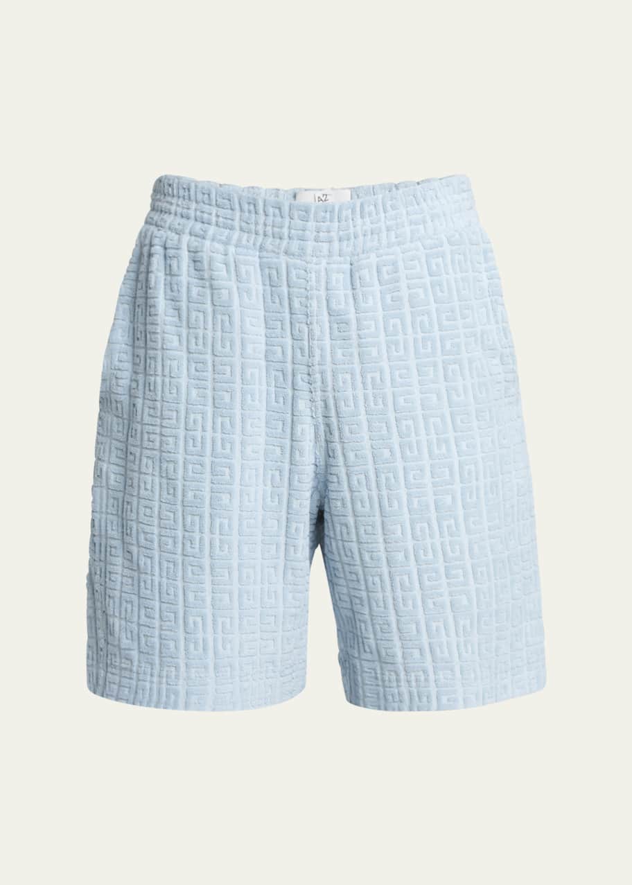Givenchy Men's 4G Terry Shorts - Bergdorf Goodman