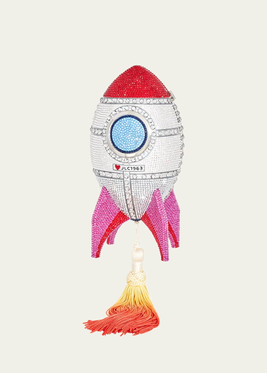 Judith Leiber Couture Rocket Space Ship Clutch With Removable Wristlet ...
