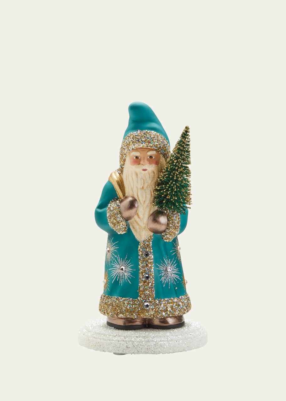 Ino Schaller Santa Figure with Glitter Stars and Crystals - Bergdorf ...