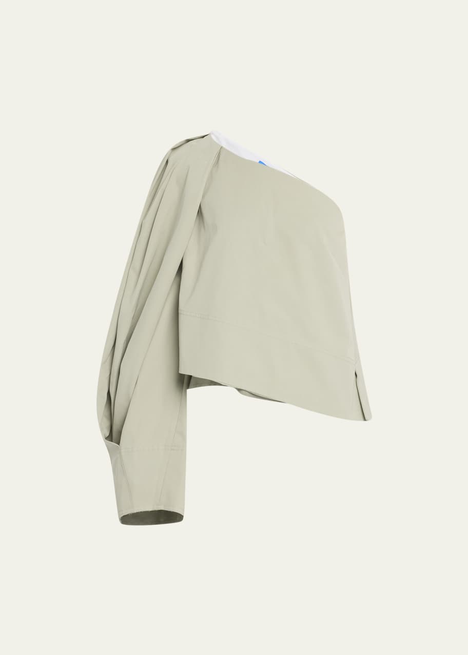 NACKIYE Great Escape One-Shoulder Blouse - Bergdorf Goodman