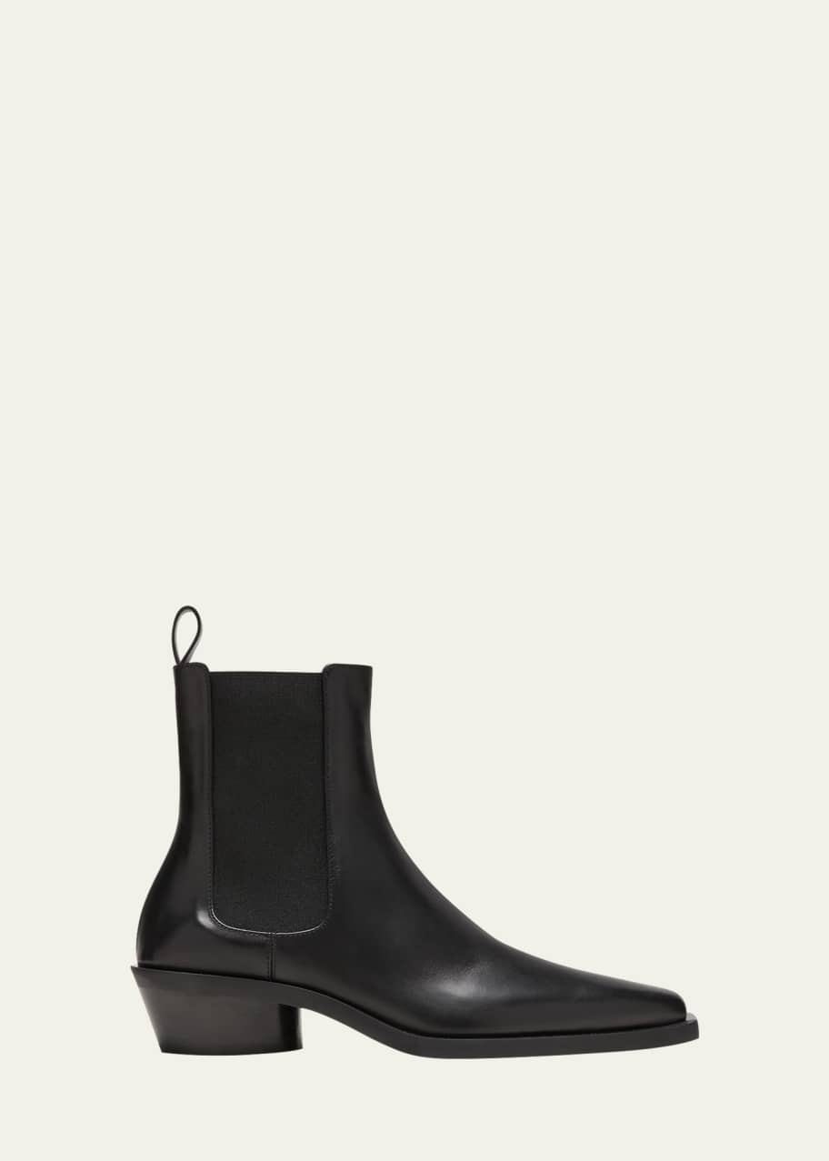 Proenza Schouler Bronco Square-Toe Chelsea Boots - Bergdorf Goodman