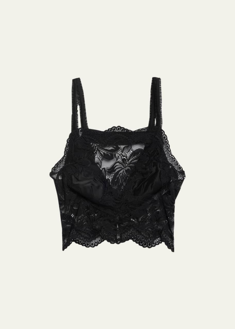 Rabanne Lace Overlay Bra Top - Bergdorf Goodman