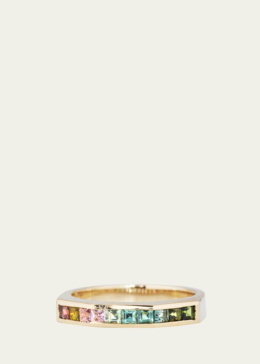 JOLLY BIJOU 14k Gold Otto Rainbow Tourmaline Ring - Bergdorf Goodman