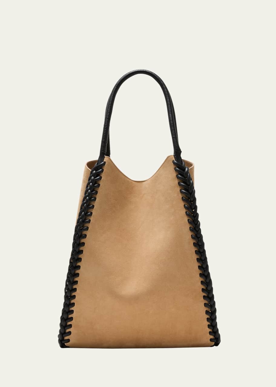 Altuzarra The Braid Large Suede Tote Bag - Bergdorf Goodman