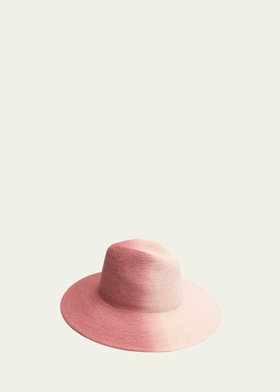 Eugenia Kim Emmanuelle Dip-Dyed Straw Fedora - Bergdorf Goodman