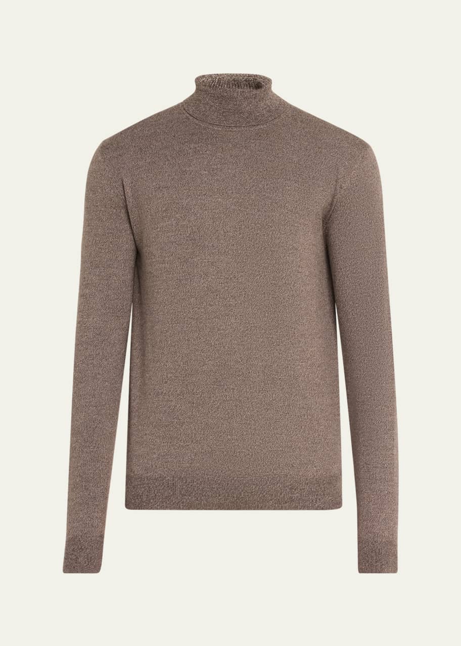 Massimo Alba Men's Wool Knit Mock Neck Sweater - Bergdorf Goodman