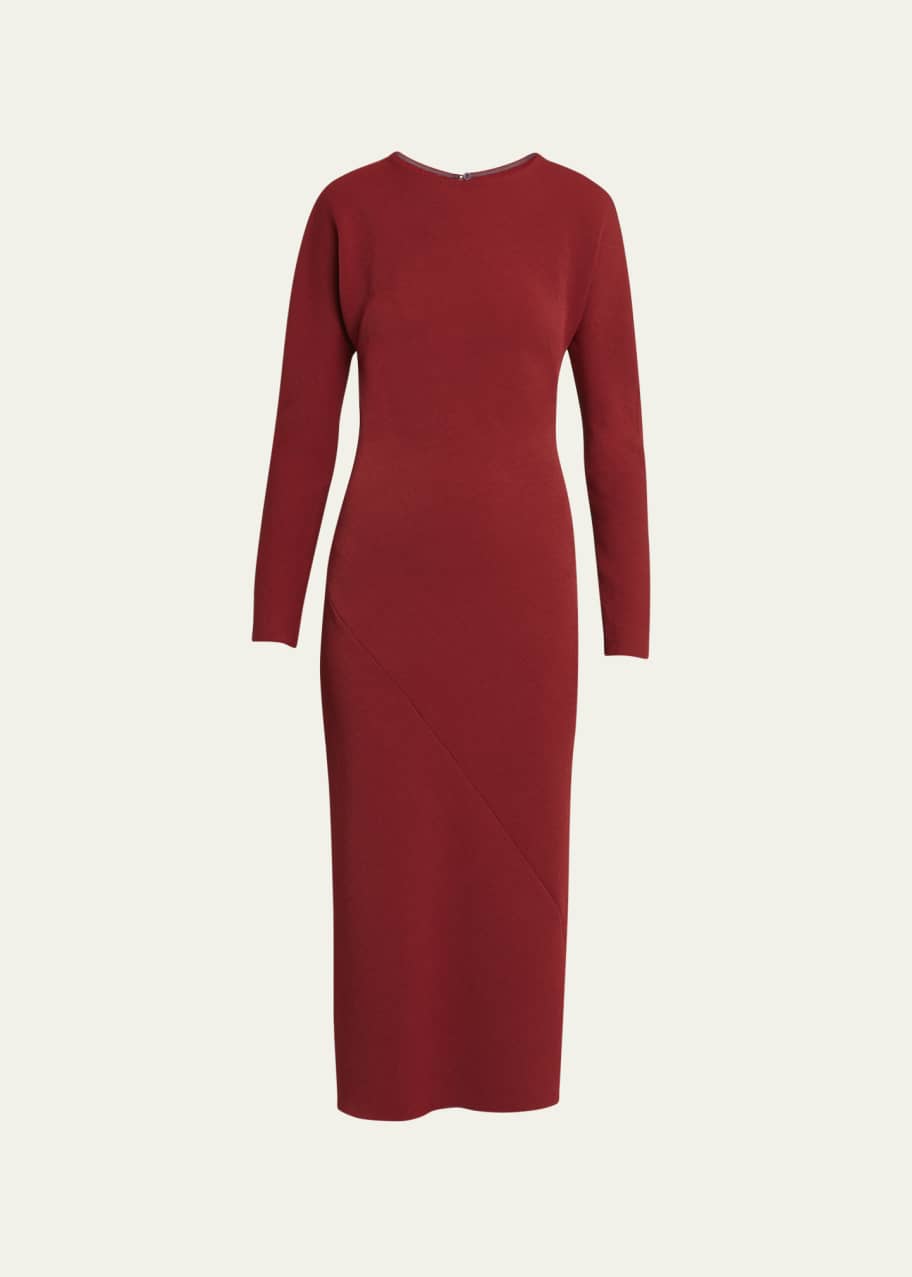 Dries Van Noten Davion Solid Crepe Maxi Dress - Bergdorf Goodman