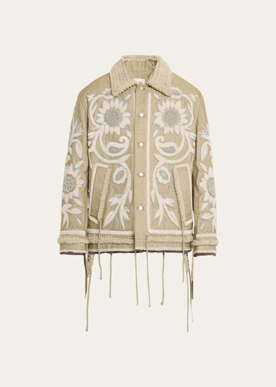 Craig Green Men's Floral Tapestry Jacket - Bergdorf Goodman