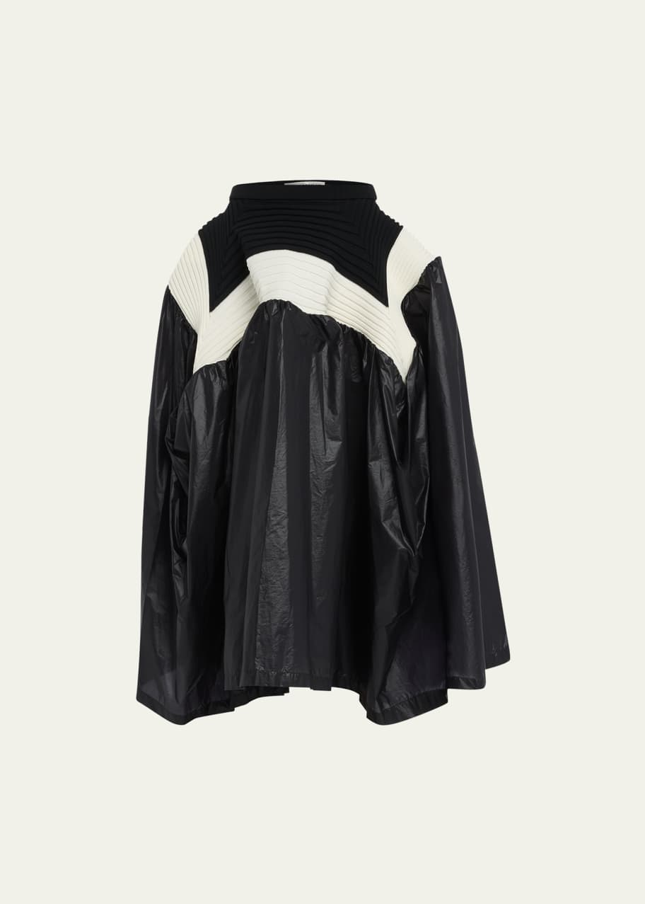Issey Miyake Square Scheme 2 Stripe Knit Structured Skirt - Bergdorf ...