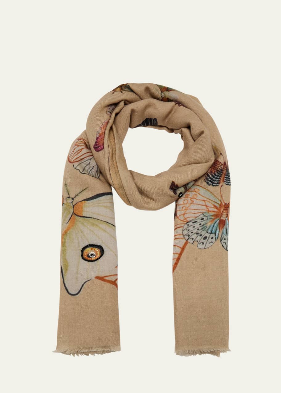 Janavi India Cocoon Wool-Silk Scarf - Bergdorf Goodman