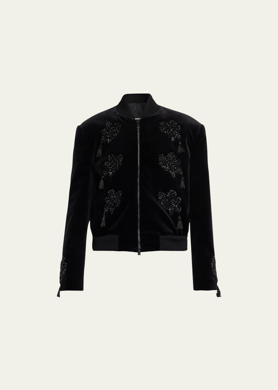 Max Mara Musette Embroidered Short Jacket - Bergdorf Goodman