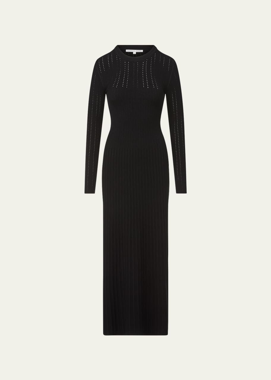 Veronica Beard Nami Pointelle Knit Maxi Dress - Bergdorf Goodman