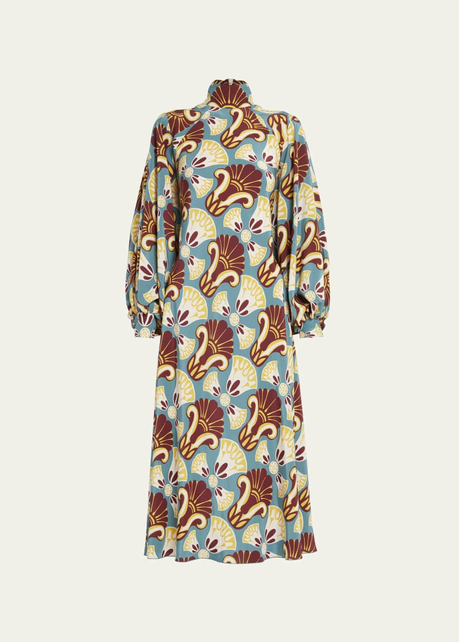 La DoubleJ Medici Printed Midi Dress - Bergdorf Goodman