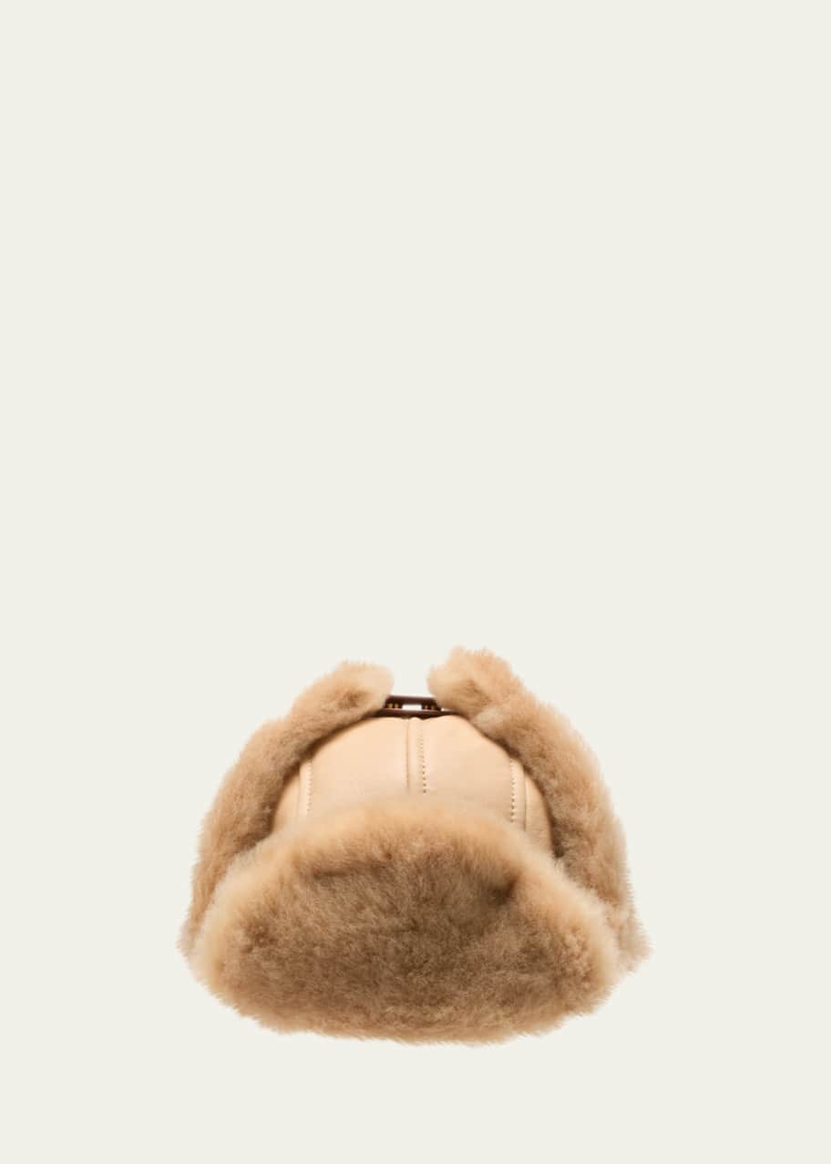 Loro Piana Sheep Shearling Alaskan Trapper Hat - Bergdorf Goodman
