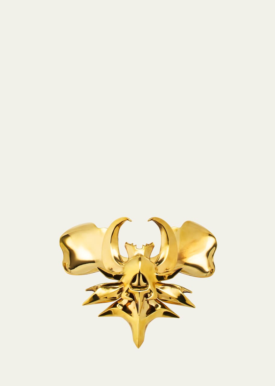 McQueen Orchid Gold-Tone Ring - Bergdorf Goodman