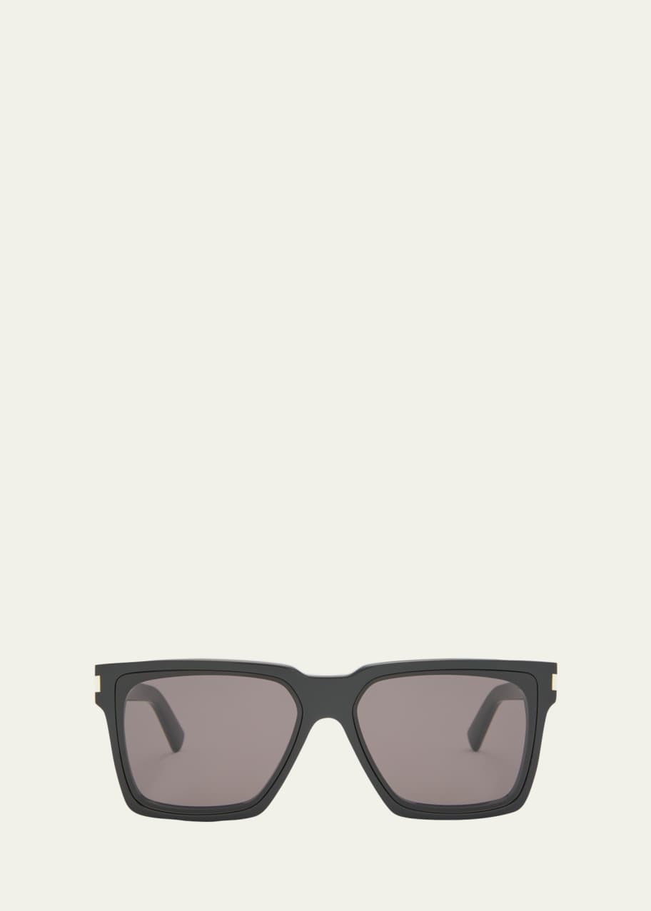 Saint Laurent Men's SL 610 Nylon and Acetate Rectangle Sunglasses ...