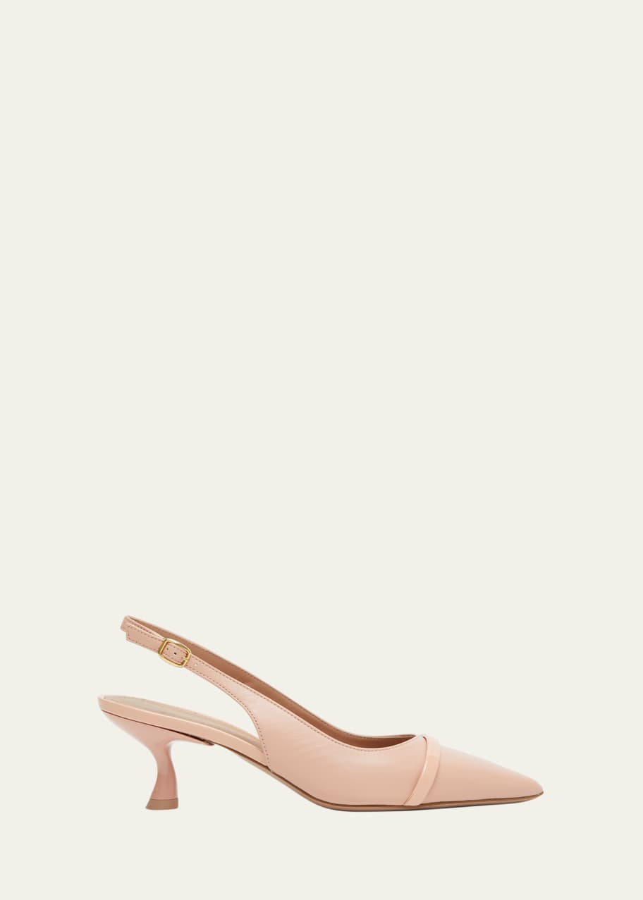 Malone Souliers Jama Leather Slingback Pumps - Bergdorf Goodman