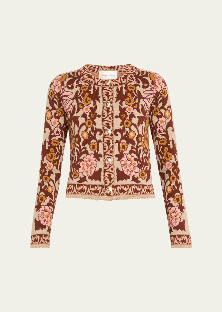 Cara Cara Livi Jacquard Wool-Blend Jacket - Bergdorf Goodman