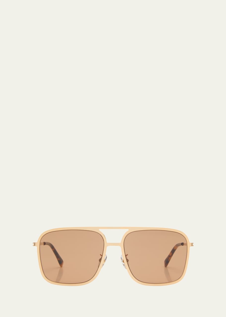 Stella McCartney Pilot Metal Alloy & Plastic Aviator Sunglasses ...