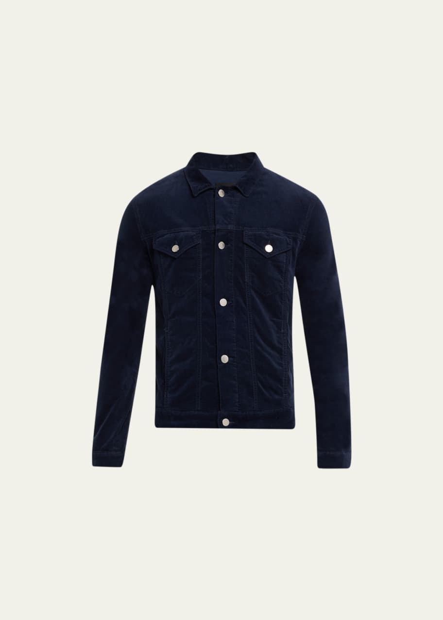 monfrere Men's Dean Velvet Trucker Jacket - Bergdorf Goodman