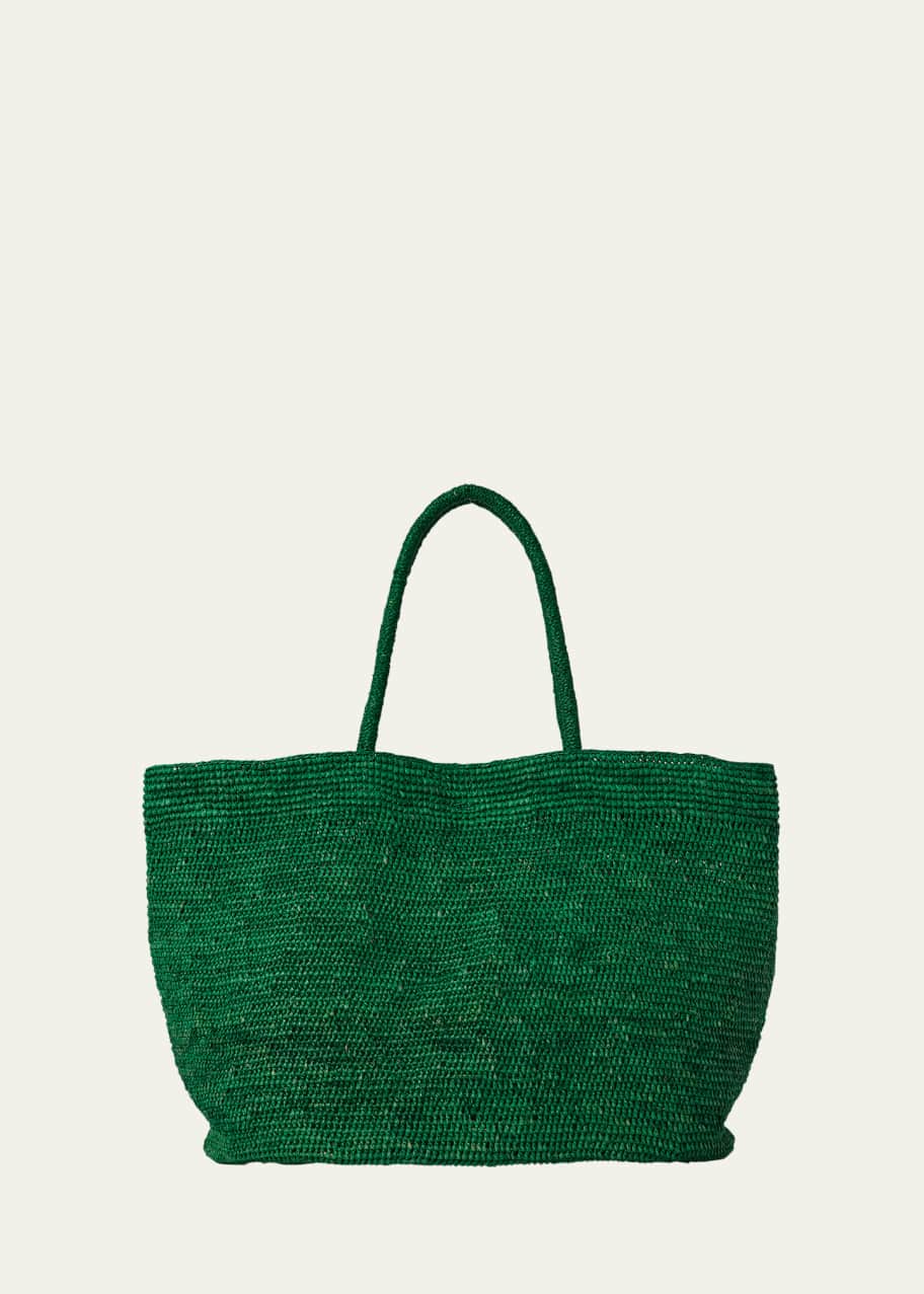 THE ROW Oregon Tote in Rafia - Bergdorf Goodman