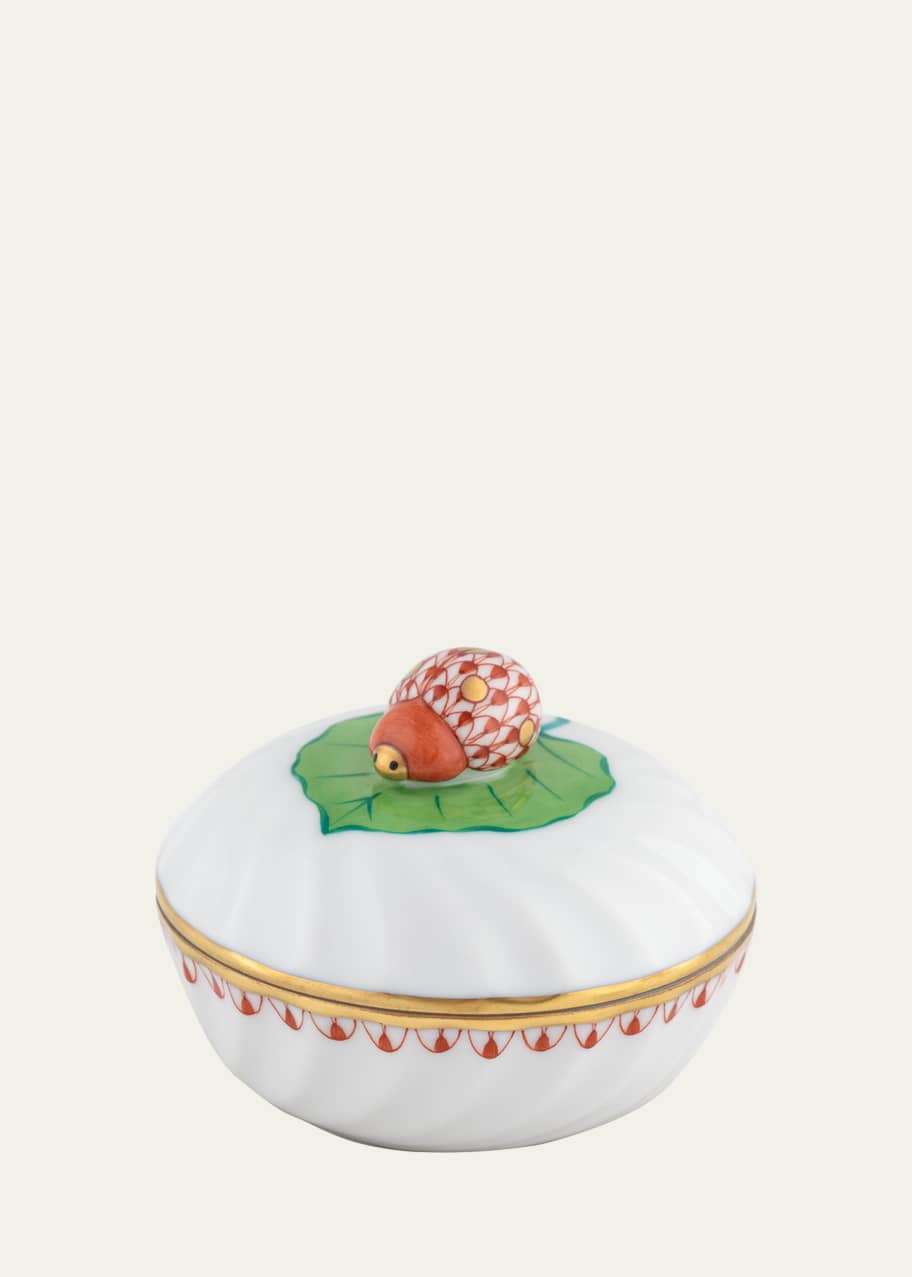 Herend Porcelain Ladybug Box, Rust - Bergdorf Goodman