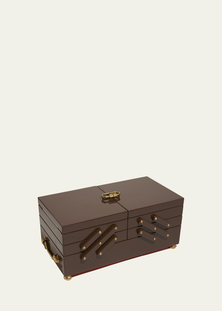 Marla Aaron The Everything Box, Brown - Bergdorf Goodman