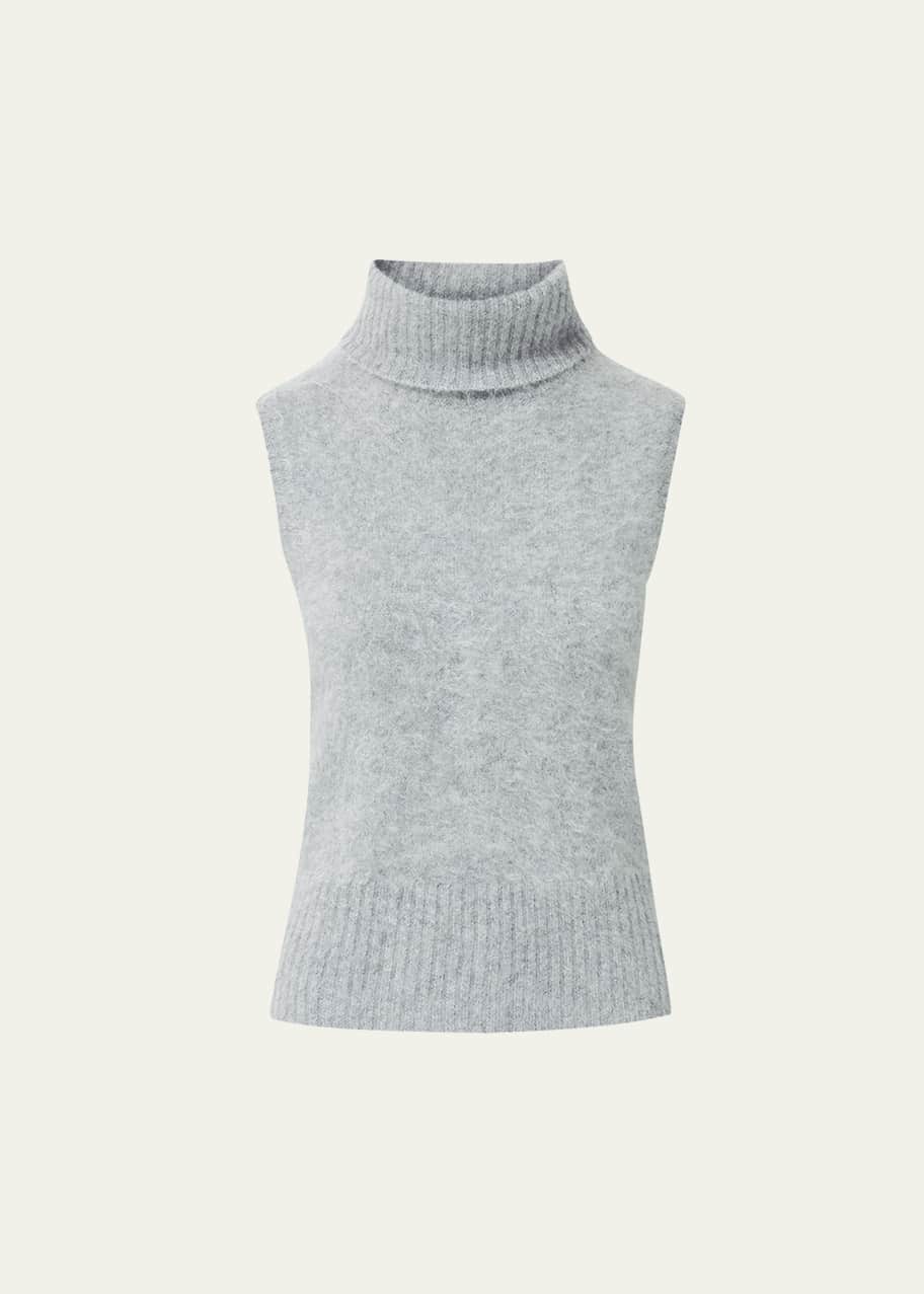 Veronica Beard Mazzy Cashmere Turtleneck Shell - Bergdorf Goodman