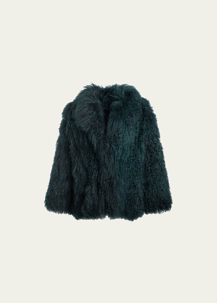Gorski Mongolian Goat Shearling Short Jacket - Bergdorf Goodman