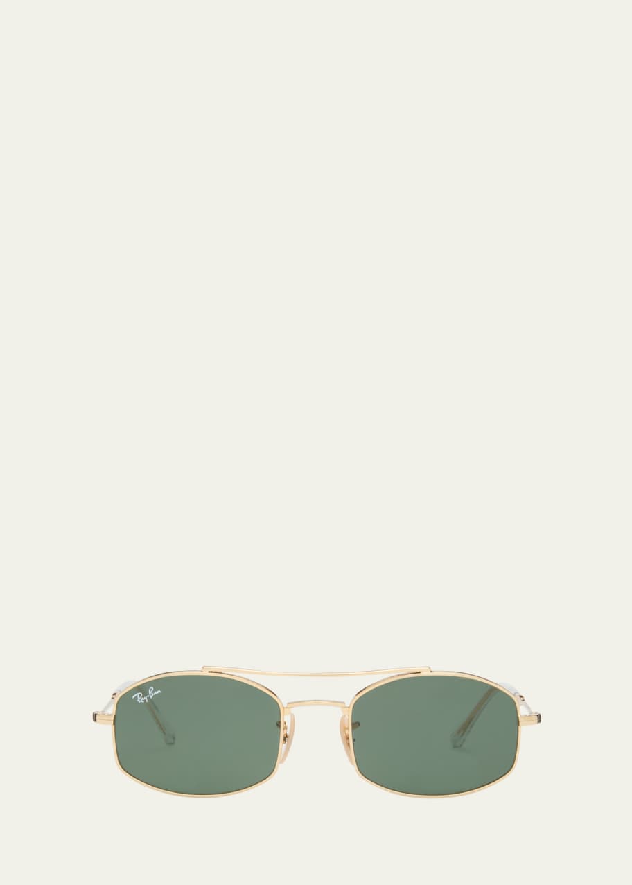 Ray-Ban RB3719 Solid Metal Aviator Sunglasses - Bergdorf Goodman