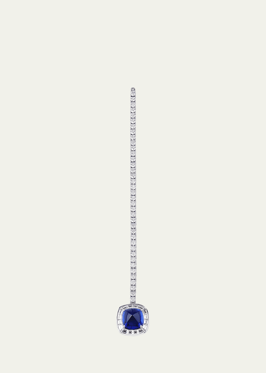 SONYA K. Diamond and Tanzanite Lariat Pendant - Bergdorf Goodman