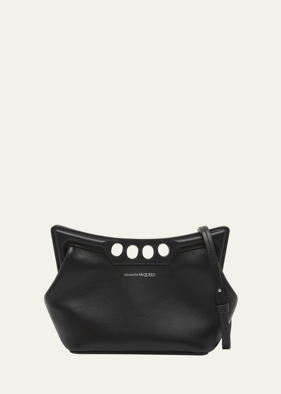 McQueen The Peak Mini Leather Shoulder Bag - Bergdorf Goodman