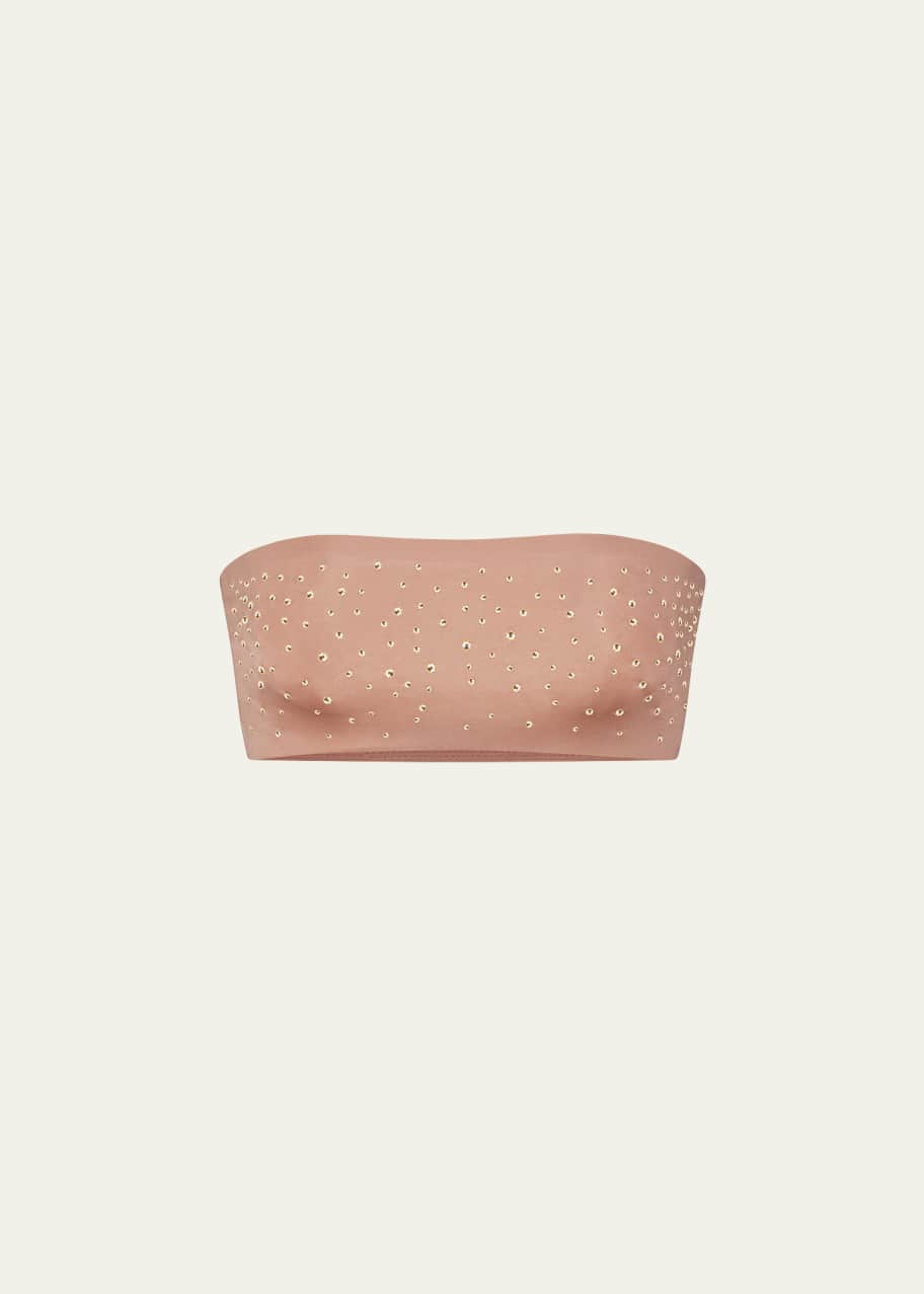 SWAROVSKI x SKIMS Jelly Sheer Crystal-Embellished Bandeau - Bergdorf ...