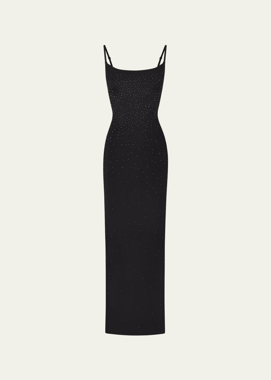 SWAROVSKI x SKIMS Jelly Sheer Crystal-Embellished Cami Maxi Dress ...