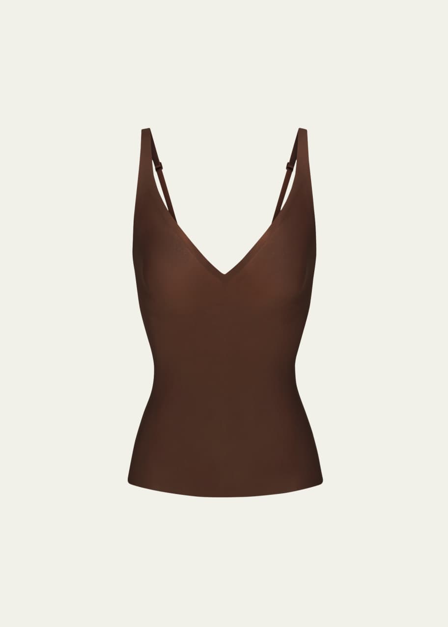 SKIMS SKIMS Foundations Deep V-Neck Formfitting Cami - Bergdorf Goodman