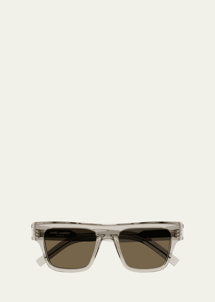 Saint Laurent Men's SL 469 Acetate Rectangle Sunglasses - Bergdorf Goodman