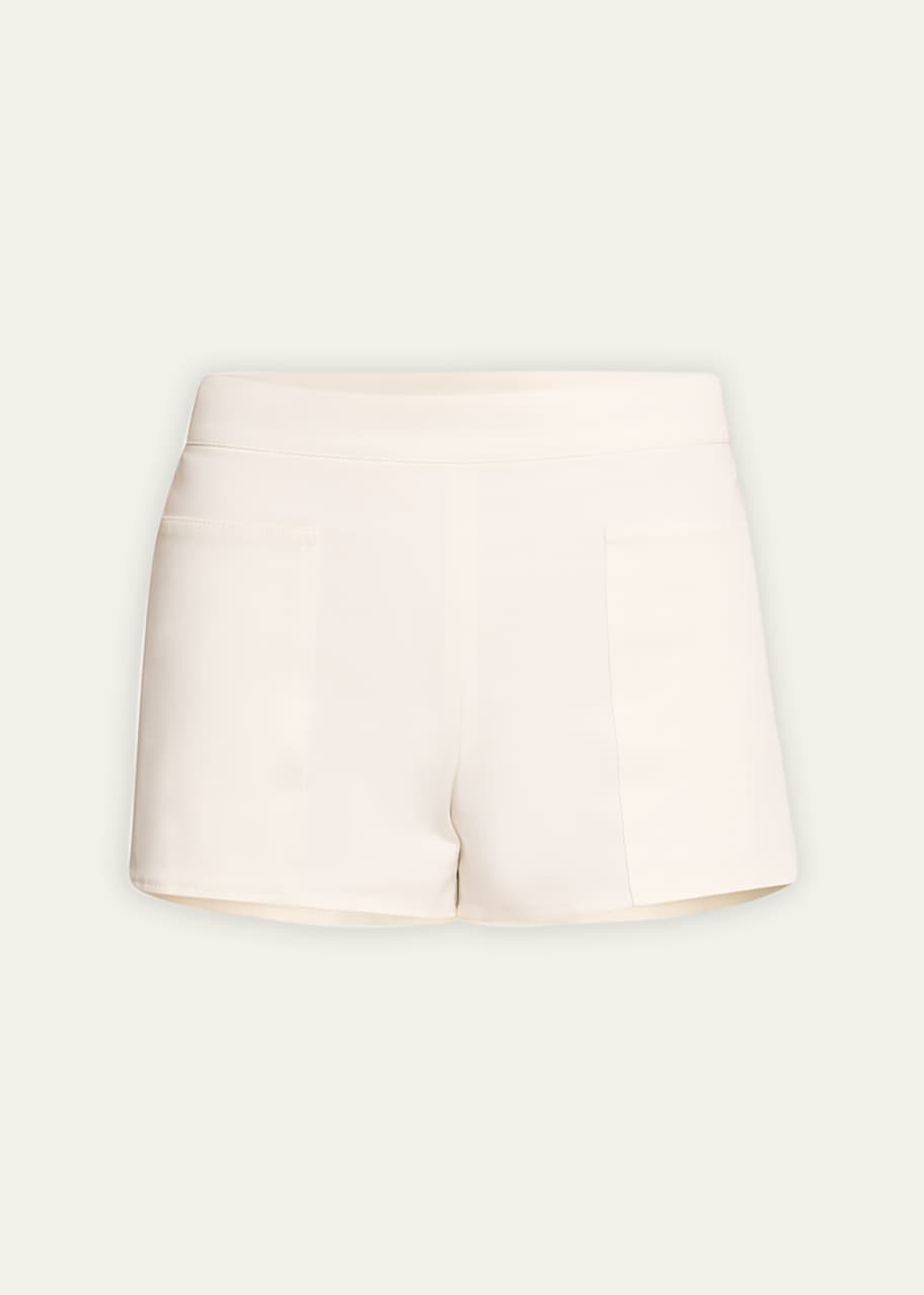 Max Mara Riad Patch-Pocket Mini Shorts - Bergdorf Goodman