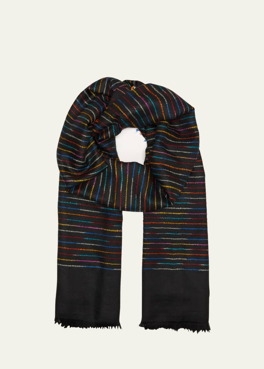 Kashmir Loom Epicycle Cashmere Shawl - Bergdorf Goodman