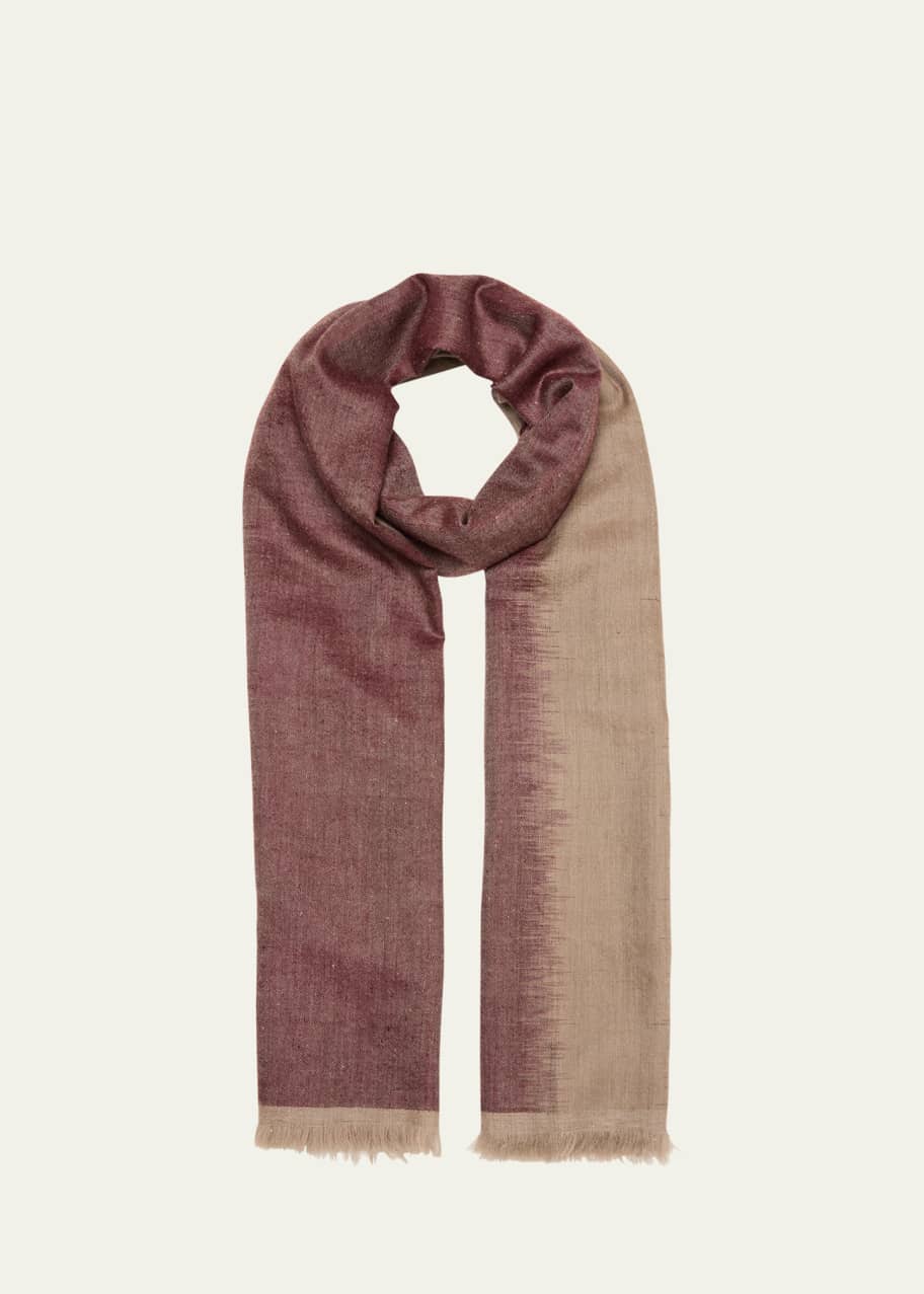 Kashmir Loom Rohan Ikat-Dyed Cashmere Shawl - Bergdorf Goodman