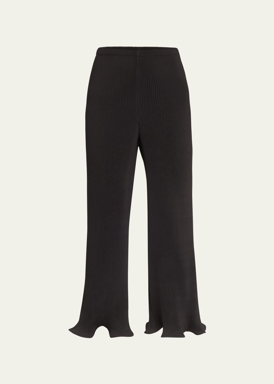 Melitta Baumeister Ripple Ruffle Cropped Pants - Bergdorf Goodman