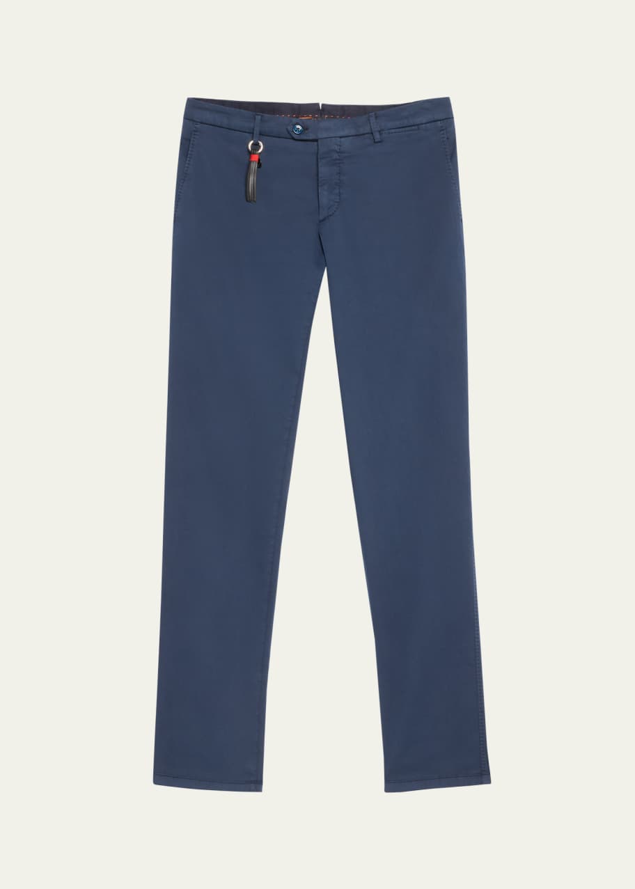 Marco Pescarolo Men's Sateen Dress Chino Pants - Bergdorf Goodman