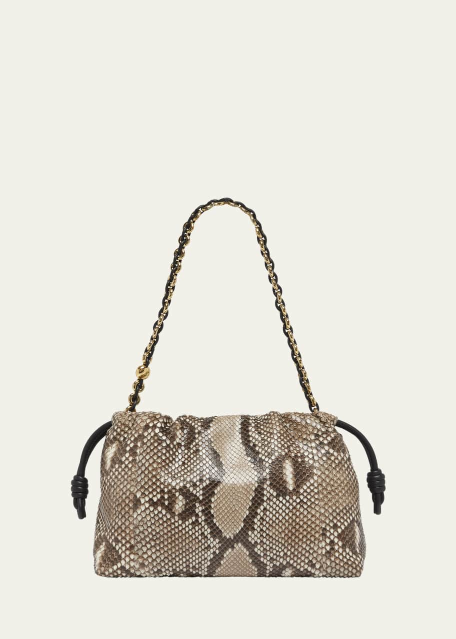 Loewe Flamenco Python Clutch Bag - Bergdorf Goodman