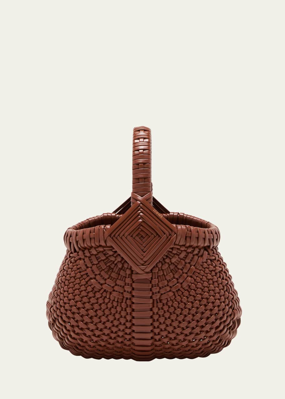 Loewe Mini Woven Basket Top-Handle Bag - Bergdorf Goodman