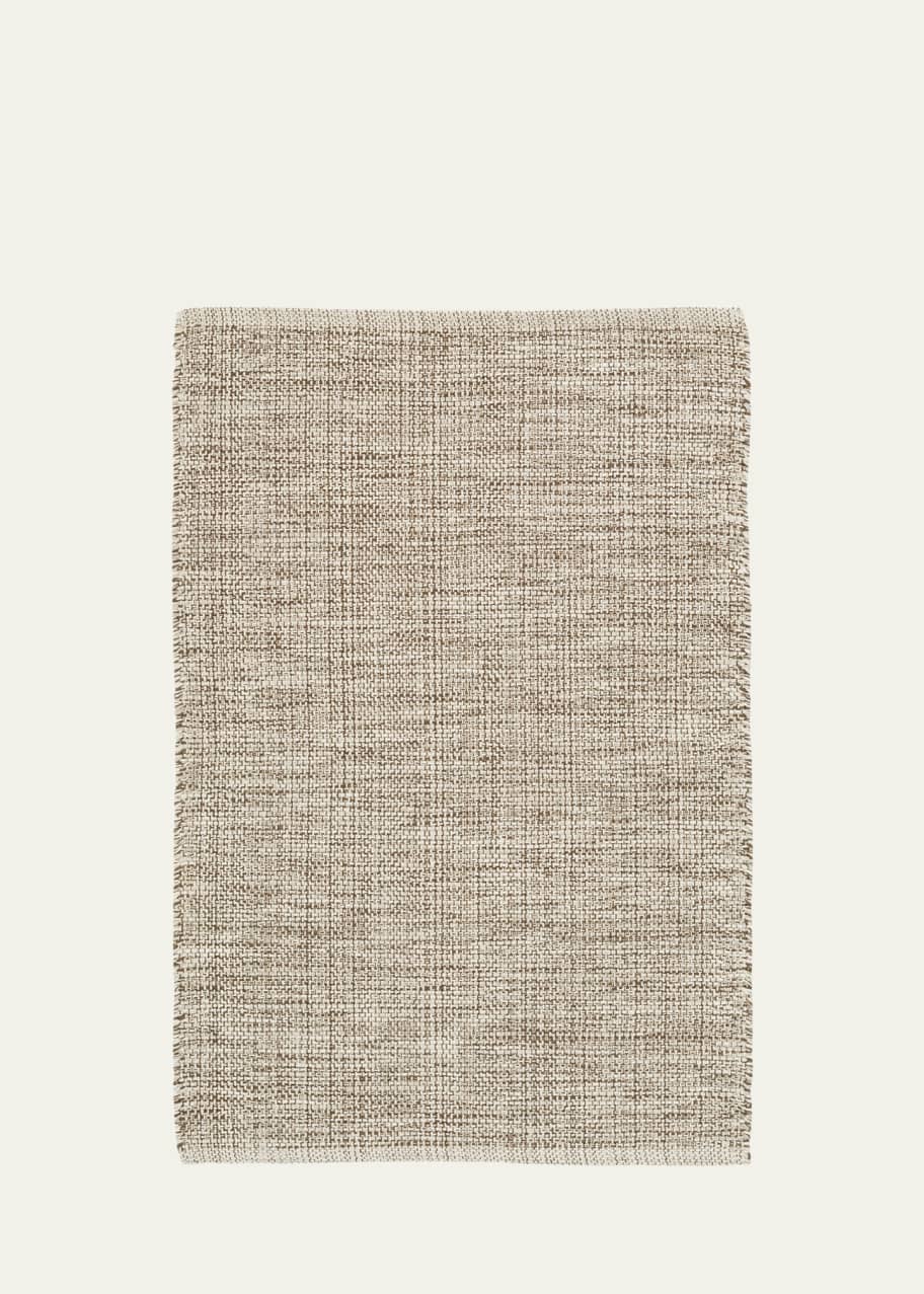 Annie Selke Marled Brown Handwoven Cotton Rug, 5' x 8' - Bergdorf Goodman