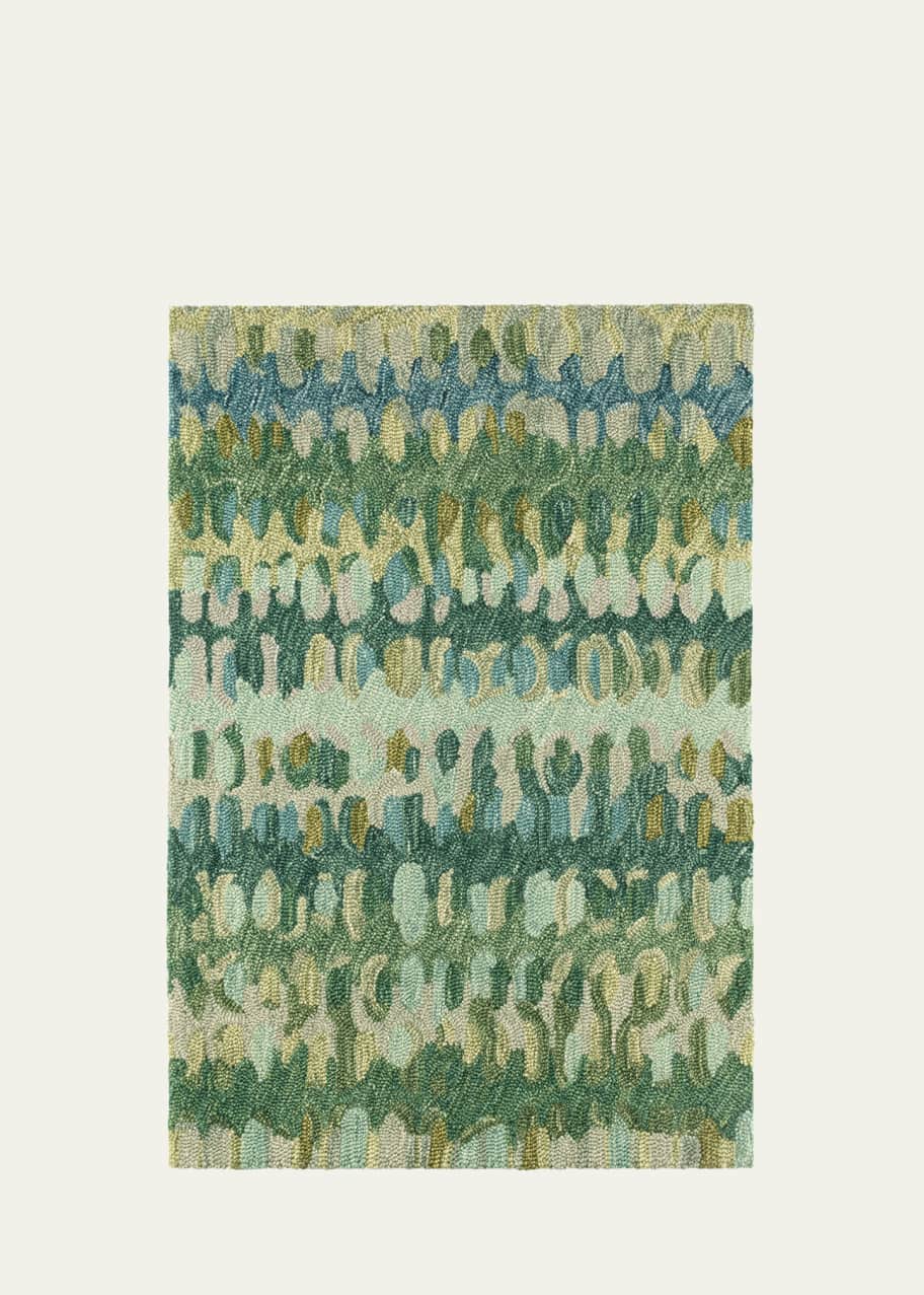 Annie Selke Paint Chip Moss Micro-Hooked Rug, 10' x 14' - Bergdorf Goodman
