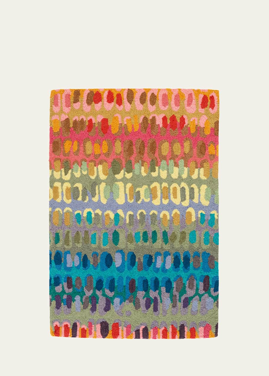 Annie Selke Paint Chip Multi Micro-Hooked Rug, 4' x 6' - Bergdorf Goodman