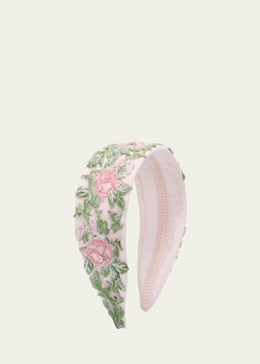 Maison Ava Girl's Ellie Mesh Headband - Bergdorf Goodman
