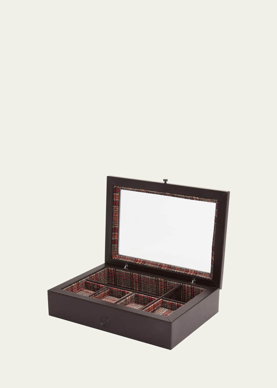 WOLF x WM Brown 4-Piece Watch Accessory Box - Bergdorf Goodman